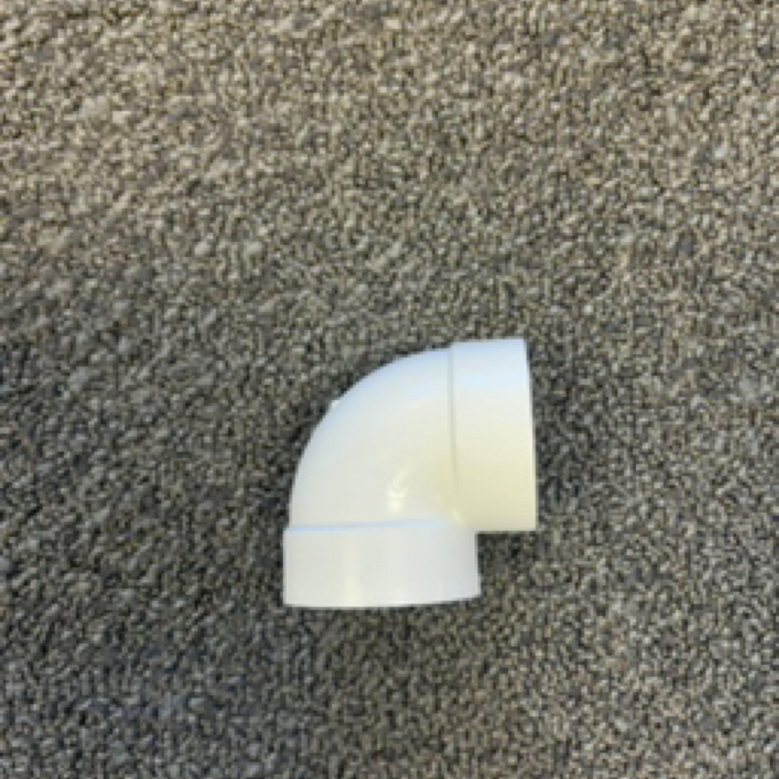 Short 90 elbow for cental vacuums | Beach Vacuums